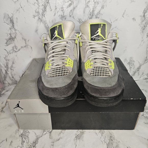 Jordan | Shoes | Nike Air Jordan 4 Se 95 Neon Green Grey Mens Size 85 ...